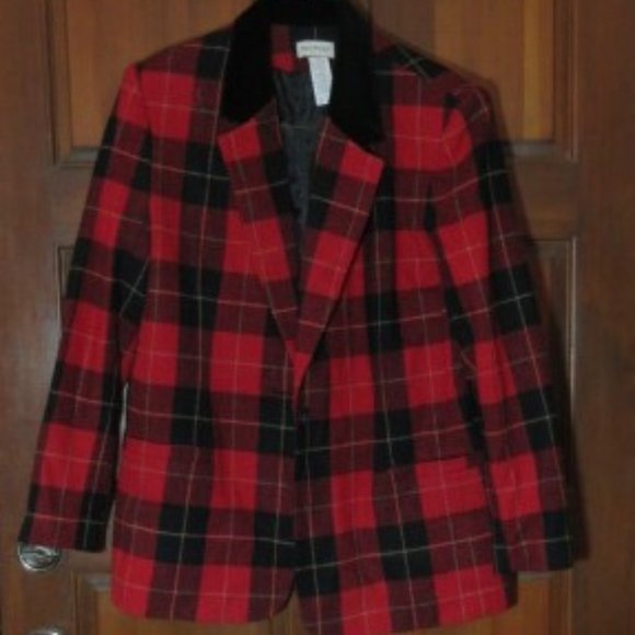 White Stag | Jackets & Coats | White Stag Tartan Plaid Jacket Sz 2 ...